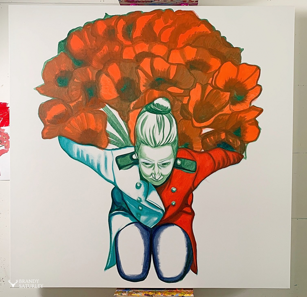 Remembrance Day Painting 2020 - The Art of Brandy Saturley