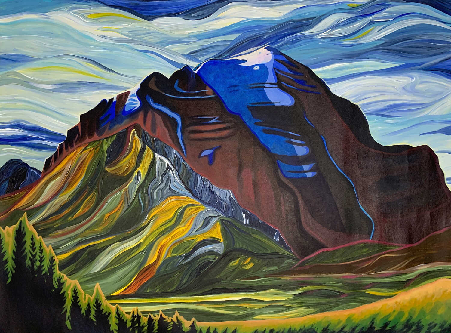 Canadian Artists Painting Mountains - The Art of Brandy Saturley Canadian Artists Painting Mountains - The Art of Brandy Saturley