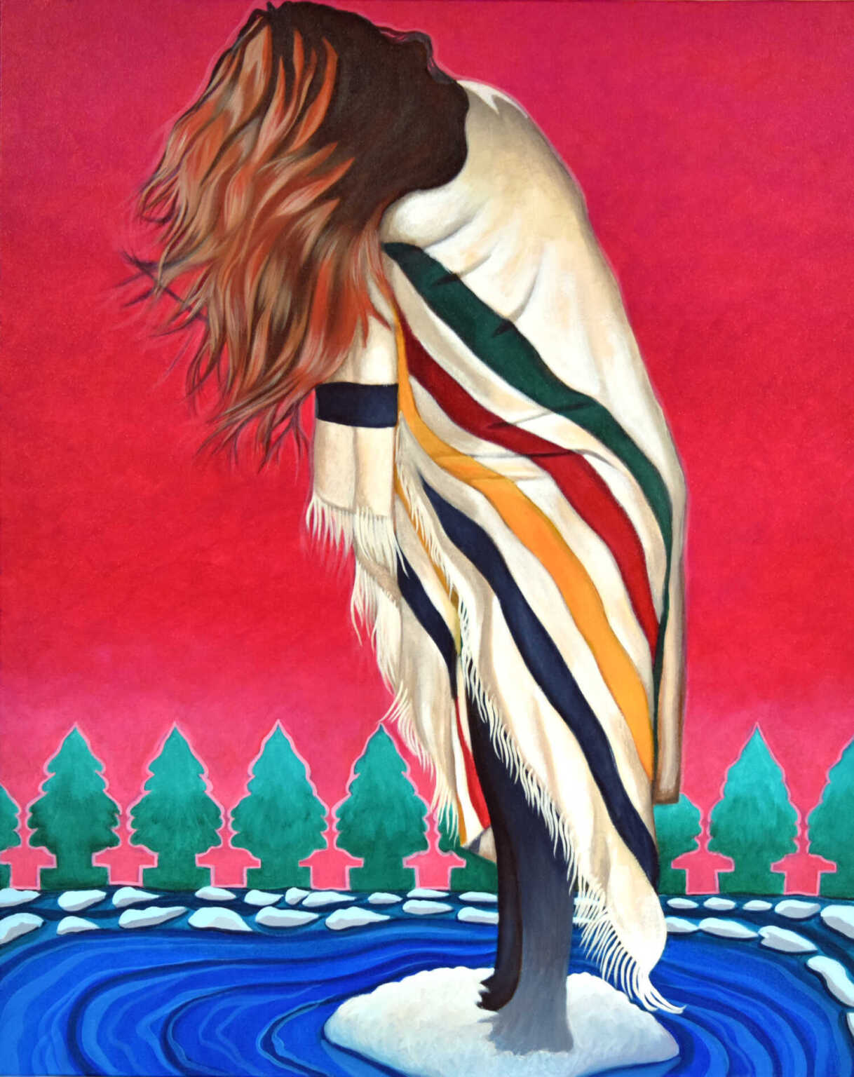 Hudson's Bay Iconic Stripes - The Art of Brandy Saturley